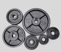 China Cast Iron Barbell Weight Plates 5kg to 50kg Durable Rubber Coated for Home Gym Strength Training for sale