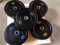China OEM Custom Steel Iron Weight Plates 5LB to 45LB for Strength Training and Power Lifting for sale