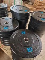 China OEM Custom Steel Iron Weight Plates 5LB to 45LB for Strength Training and Power Lifting for sale