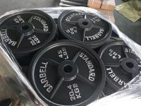 China Rubber Coated Bumper Weight Plates 2.5kg-25kg for Home Gym Commercial Use Custom Logo Available for sale