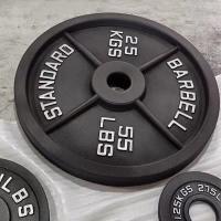 China Rubber Coated Bumper Weight Plates 2.5kg-25kg for Home Gym Commercial Use Custom Logo Available for sale