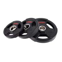 China High End CPU Bumper Plates Weightlifting Gym Equipment 2.5kg to 25kg Set for sale