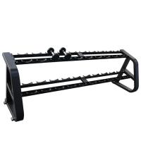 China Custom Multi Function Gym Machine Steel Dumbbell Rack 2.3m Home Strength Training Set for sale