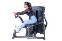 China AX11 Dual Function Back Extension Abdominal Machine 235kg Steel Core Strength Trainer Commercial Gym for sale
