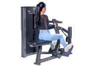 China AX13 Low Row Strength Training Machine Pin Loaded 80kg Weight Stack Commercial Gym Back Muscle Equipment for sale