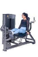 China Commercial Pin Loaded Leg Press Machine AX14 270kg Gym Strength Training Equipment for sale