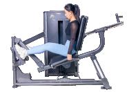 China Commercial Pin Loaded Leg Press Machine AX14 270kg Gym Strength Training Equipment for sale