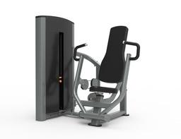 China Steel Seated Chest Press Machine Pin Loaded 80kg Weight Stack Commercial Gym Equipment for sale