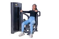 China Steel Seated Chest Press Machine Pin Loaded 80kg Weight Stack Commercial Gym Equipment for sale