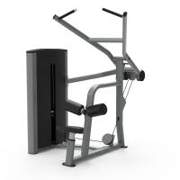 China Pin Loaded Seated Lat Pulldown Machine 80kg Weight Stack Commercial Gym Strength Training AX15 for sale
