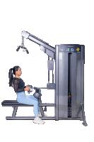 China Pin Loaded Lat Pulldown Seated Row Machine Dual Function Commercial Gym Strength Training 2008x890x2160mm for sale
