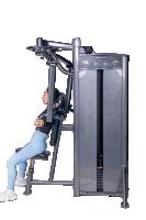 China AX18 Dual Function Chest Fly Rear Delt Machine Pin Load Commercial Strength Gym 1490x890x2060mm for sale