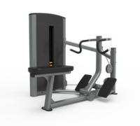 China Freeman Seated Row Machine Pin Loaded Back Strength Training Commercial Gym Equipment 80kg Weight Stack for sale