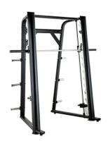 China Commercial Smith Machine 1250x2210x2370 mm Guided Bar Strength Training Rack for Squat Press for sale