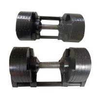 China Adjustable Dumbbell Set 20kg 32kg Metal Strength Training Weight Lifting Home Gym Fitness Equipment for sale