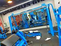 China Commercial Adjustable Cable Crossover Machine Dual Pulley System 4200x1200x2260mm for Gym for sale