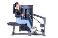 China Befreeman Seated Row Machine Commercial Gym Pin Loaded Back Strength Training Equipment 80.25kg Weight Stack for sale