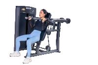 China Commercial Shoulder Press Machine 80kg Weight Stack Adjustable Seat Gym Strength Training Equipment AX02 for sale