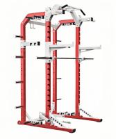 China Commercial Multi Function Steel Power Rack Gym Fitness Equipment 1500x1500x2400mm 100kg for sale