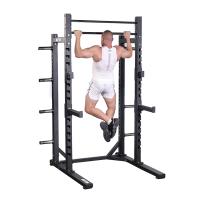 China Commercial Power Rack 1370x1680x2320mm 120kg Squat Rack with Pull Up Bar for Gym for sale