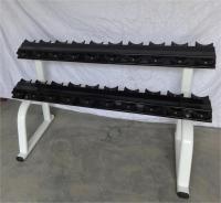 China Befreeman Heavy Duty Dumbbell Storage Rack 2 Tier 2200x900x900 mm Commercial Gym Equipment for sale