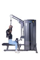 China Commercial Lat Pulldown Low Row Machine 2008x890x2160mm 205kg Back Strength Training for sale