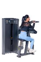 China Commercial Biceps Triceps Machine 205kg Pin Loaded Gym Equipment with Self-Adjusting Handles for sale