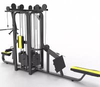 China Freeman Commercial Multi-Function Gym Trainer 5 Station Steel Bodybuilding Equipment for sale