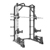 China Commercial Grade Heavy Duty Steel Smith Machine Power Rack 1490x1687x2290mm Plate Loaded for sale