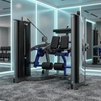 China Freeman MTS10 Biomechanical Belt Kneeling Leg Curl Machine 135x150x140cm Foldable for sale
