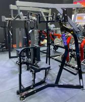 China Commercial Grade Plate Loaded Lateral High Row Machine for Latissimus Dorsi and Upper Back Training in Heavy Duty Steel for sale