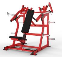 China Commercial Foldable Incline Press Machine with Customized Logo for Upper Body Strength Training for sale