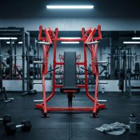 China Commercial Foldable Incline Press Machine with Customized Logo for Upper Body Strength Training for sale