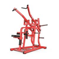 China Professional Iso Lateral Wide Plate Loaded Lat Pulldown Machine Heavy Duty Steel Back Strength Equipment for sale