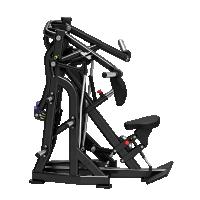 China Commercial Heavy Duty Steel Plate Loaded Chest Supported Row Machine Upper Back 1400*1544*1592mm for sale