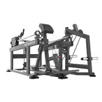 China Plate Loaded Heavy Duty Steel Linear Rail Row Machine with Low Lumbar Compression Design and 1960*1440*1050mm Size for sale