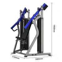 China Commercial Chest Press Machine Gym Chest Press Equipment for Targeting Chest Muscles Upper Body Strength Training for sale