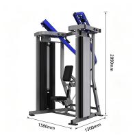 China Seated Back Extension Machine Commercial Selectorized Gym Equipment for Lower Back Training for sale