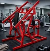 China Plate Loaded Steel Lateral Chest Back Machine Upper Body Strength Training Gym Equipment for sale