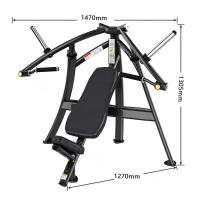 China Chest Press Machine Commercial Plate Loaded Strength Training Gym Equipment for sale