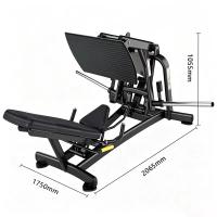 China XS05 Leg Press Machine | Commercial Plate Loaded Lower Body Gym Equipment for Strength Training for sale