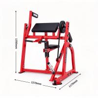 China Commercial Steel Seated Biceps Machine Plate Loaded Steel Arm Curl Equipment for Gym Strength Training for sale