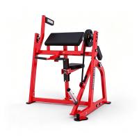China Commercial Steel Seated Biceps Machine Plate Loaded Steel Arm Curl Equipment for Gym Strength Training for sale