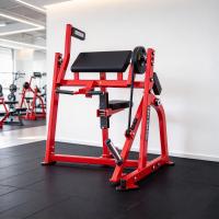 China Commercial Steel Seated Biceps Machine Plate Loaded Steel Arm Curl Equipment for Gym Strength Training for sale