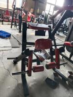 China Adjustable Steel Commercial Strength Training Equipment Plate Loaded Kneeling Leg Curl Machine for Commercial Gym for sale