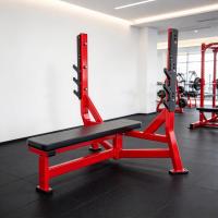 China Olympic Flat Press Steel Plate Loaded Chest Press Machine for Commercial Gym Training for sale