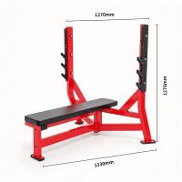 China Olympic Flat Press Steel Plate Loaded Chest Press Machine for Commercial Gym Training for sale