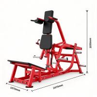 China V Squat Machine Steel Plate Loaded Leg Training Equipment for Commercial Gym Strength Workouts for sale