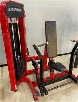 China Foldable Chest Press Machine with Customized Logo and Wooden Box Package, Seated Chest Press for Indoor Commercial Gym Use for sale