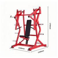 China Commercial Chest Press Machine Steel Plate Loaded Chest Trainer for Upper Body Strength for sale